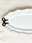 Colette Edition Ceramic Fish Platter - Black Bow