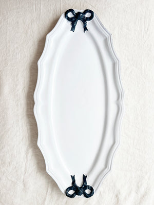 Colette Edition Fish Platter - Marin Blue Bow