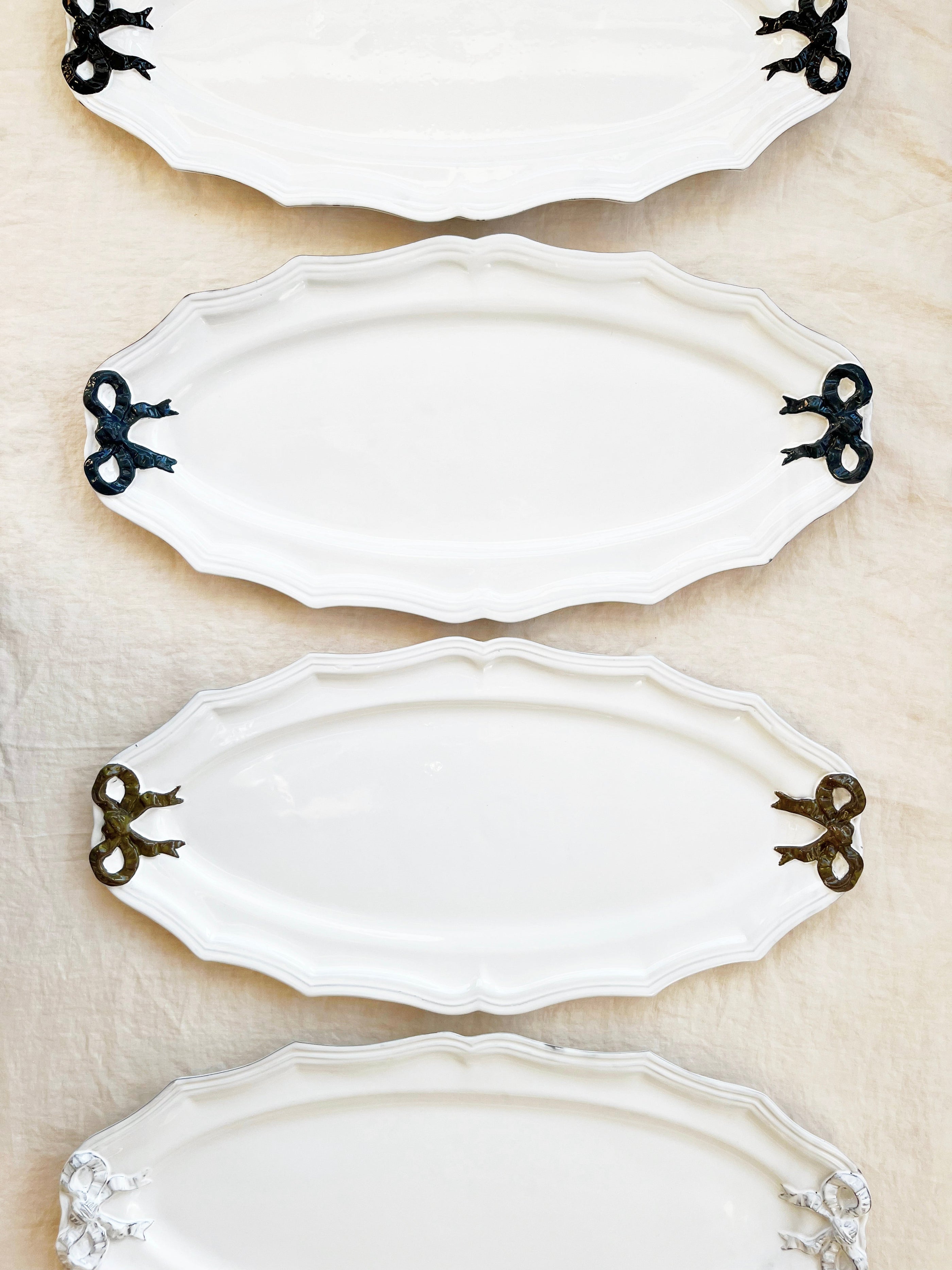 Colette Edition Fish Platter - Marin Blue Bow