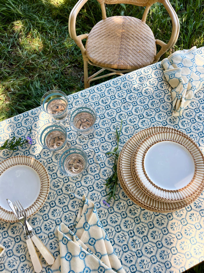 Treccia Ceramic Dinner Plate - Natural