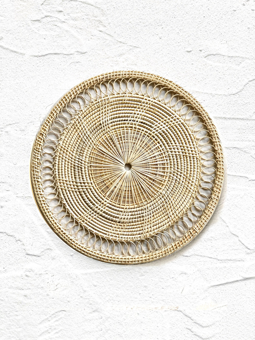 Cassel Round Hand Woven Charger / Placemat - Natural