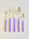 Bistro Purple Flatware - 5 piece set by Sabre