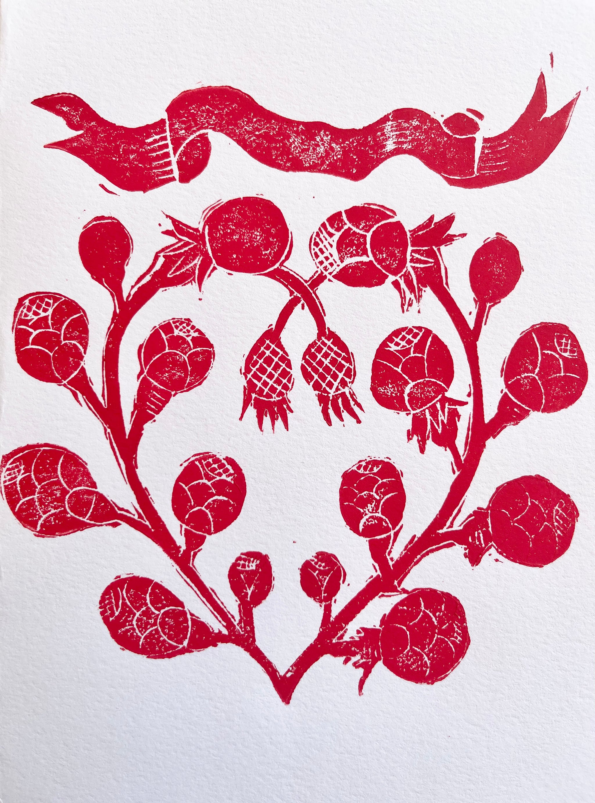 Rosebud Heart Oversized Card 10"