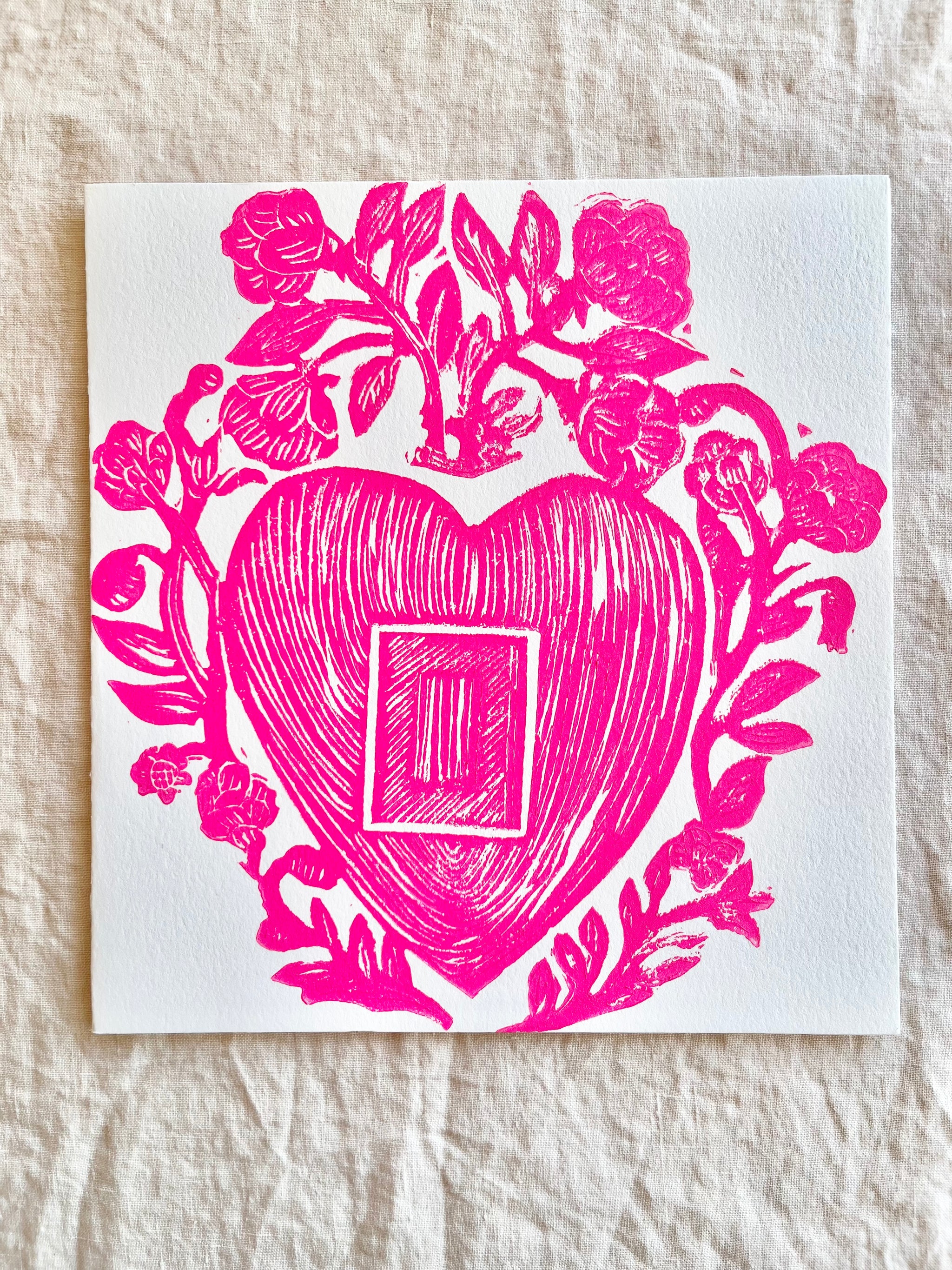 Heart Icon Print/Card - 7"