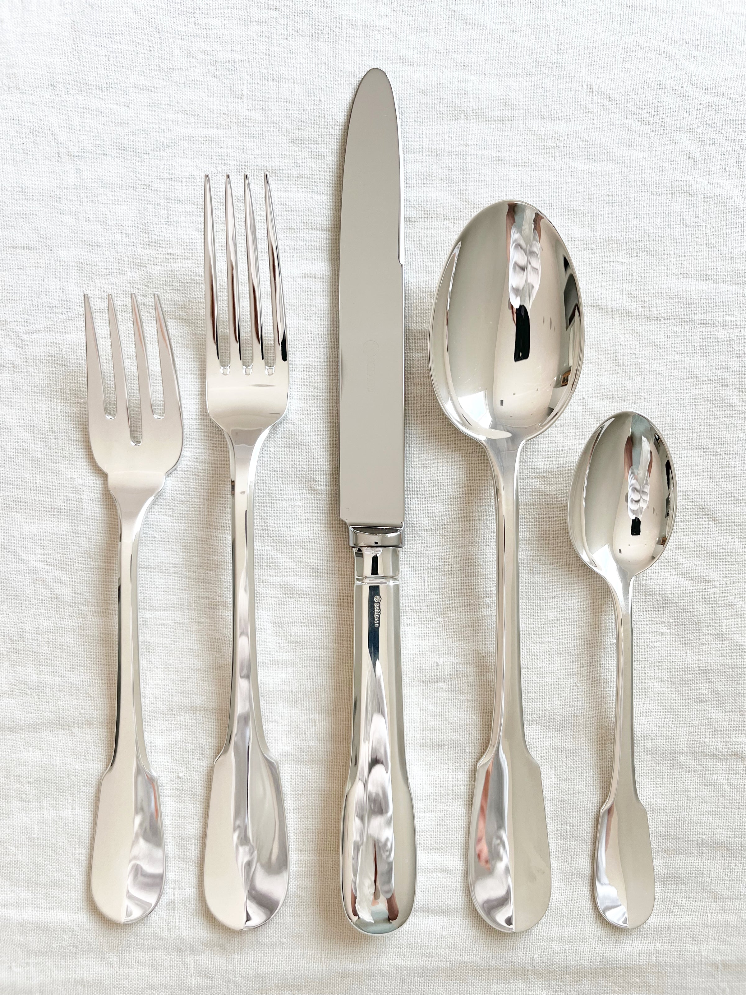 PRE-ORDER - Scudo Flatware -Silver Plated by Schiavon