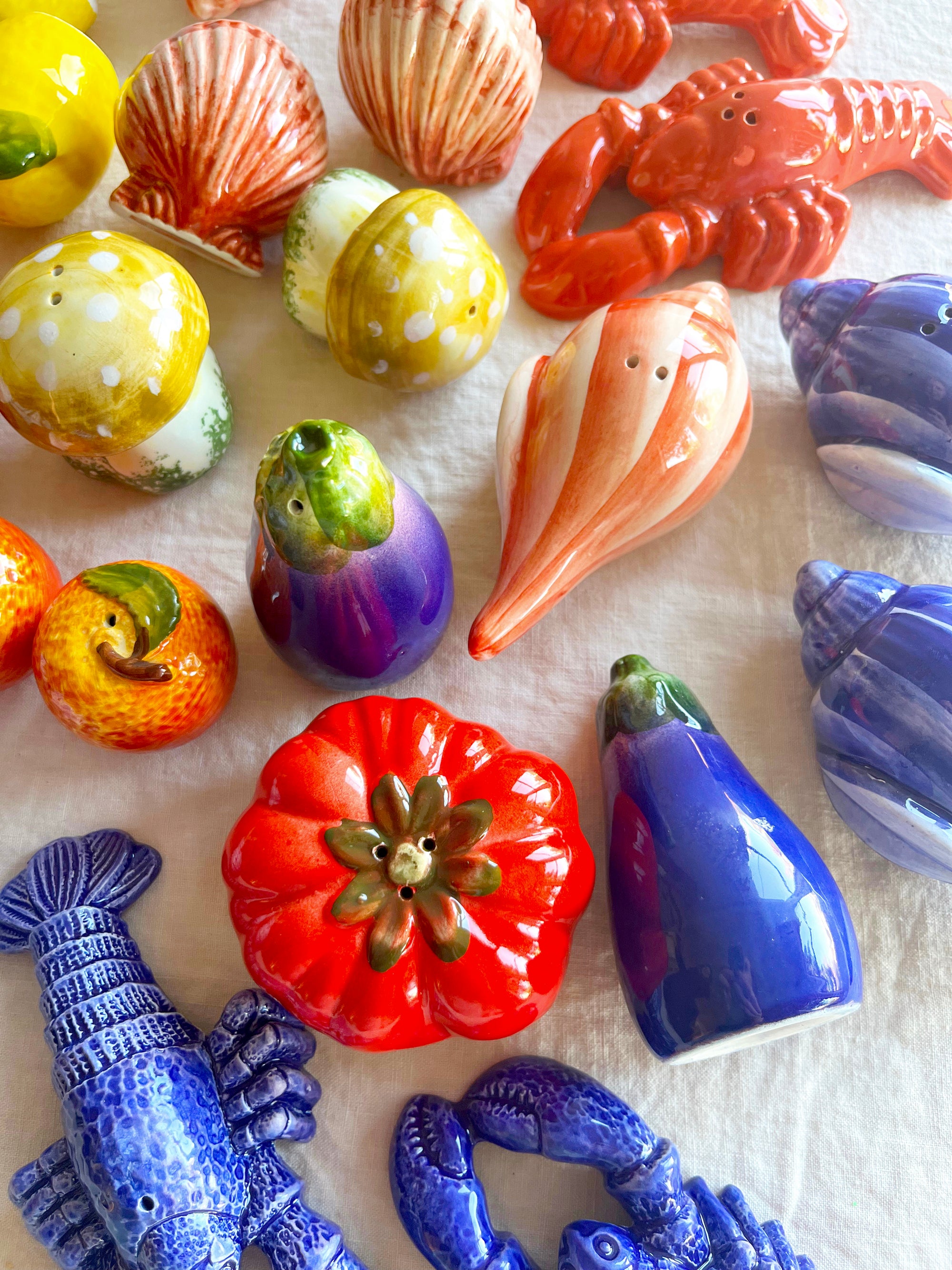 Mandarin Ceramic Salt & Pepper Set