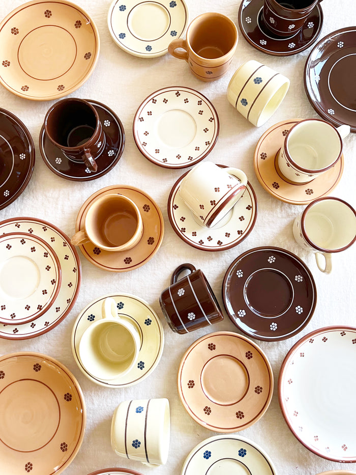 Rigo e Stella Espresso Cup & Saucer - Sable - S/2