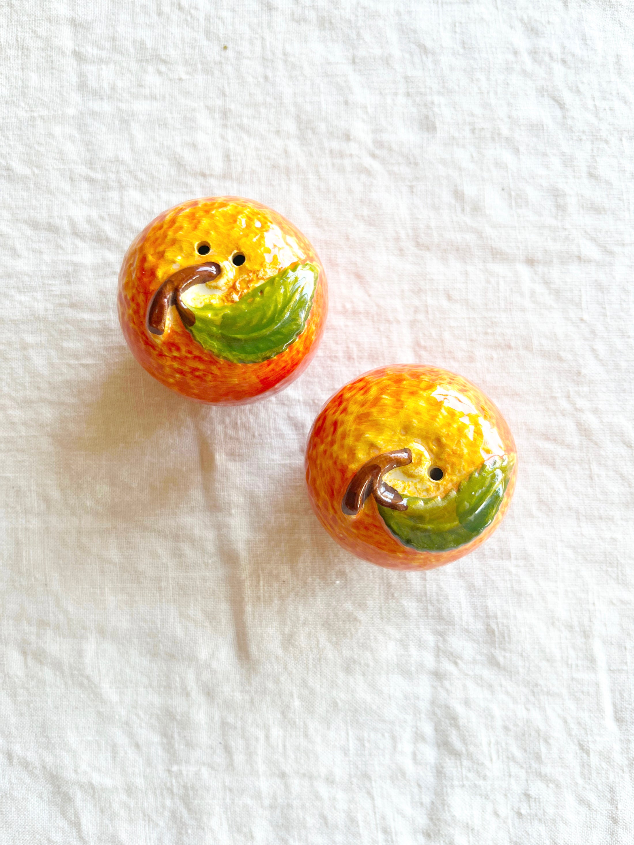 Mandarin Ceramic Salt & Pepper Set