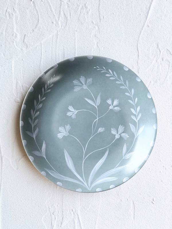 PRE-ORDER -Sage Bloom Dinner Plate - S/4